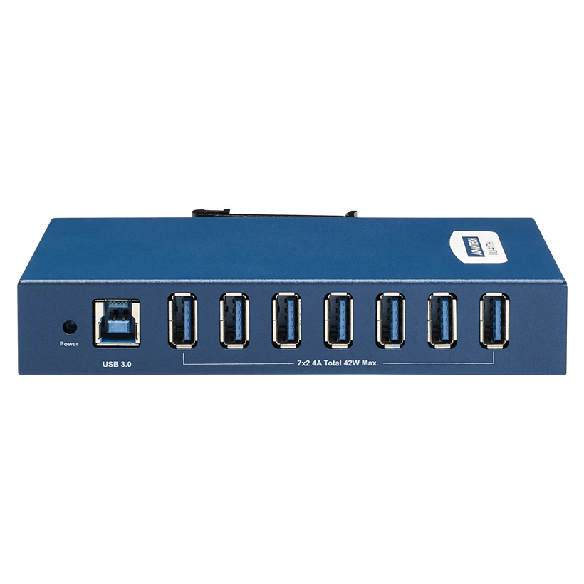ULI-417H, 7-port Industrial USB 3.2 Gen 1 Hub BB-USH207-B |研华 IoTMart
